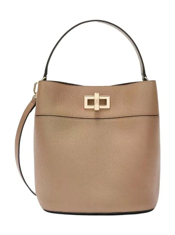Furla Amelia Top-handle Bucket Bag - Neutrals