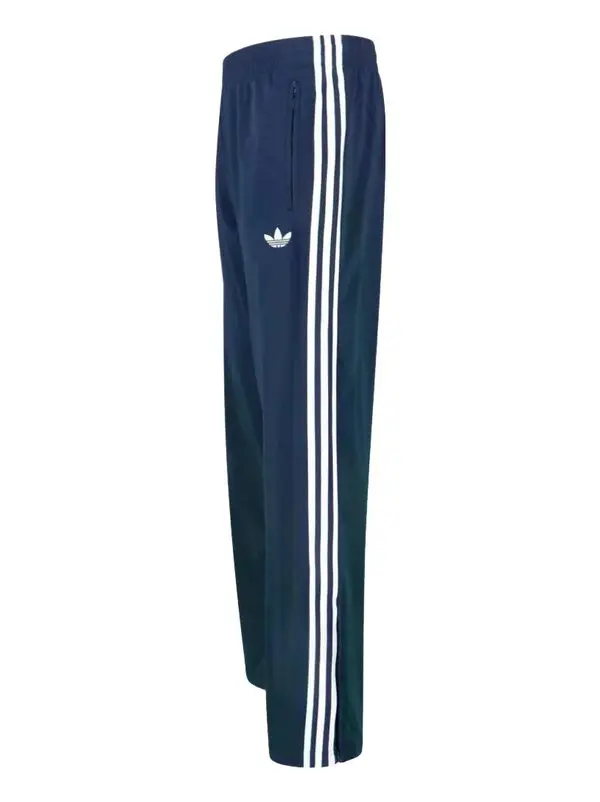 Adidas Firebird Stripes Logo Trousers - Blue