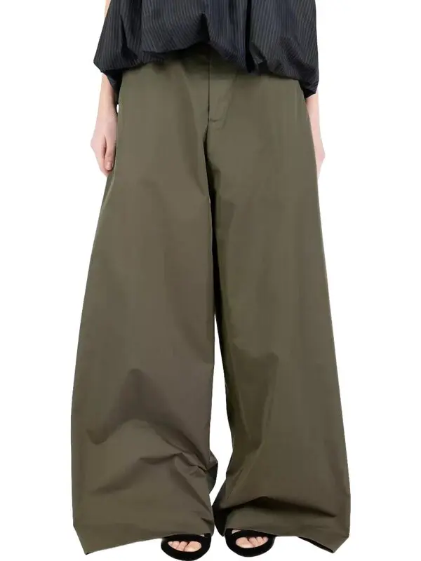 SOCIETE ANONYME Wide-leg Trousers - Green