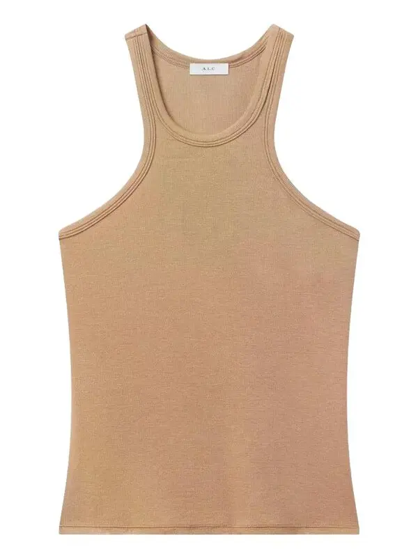 A.L.C. Dean Racerback Ribbed Tank - Neutrals