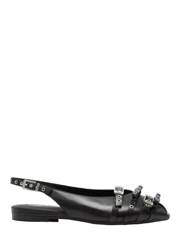 Ash Bonnie Open Toe Sandals - Black