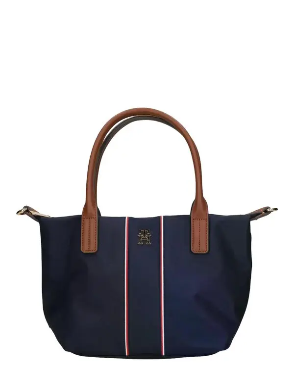 Tommy Hilfiger Stripe Tophandle Tote Bag - Blue