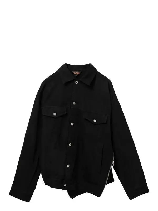 Comme Des Garçons Asymmetric-hem Jacket - Black