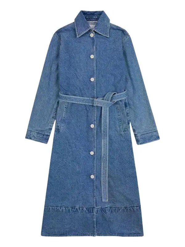 AGOLDE A-line Coat - Blue