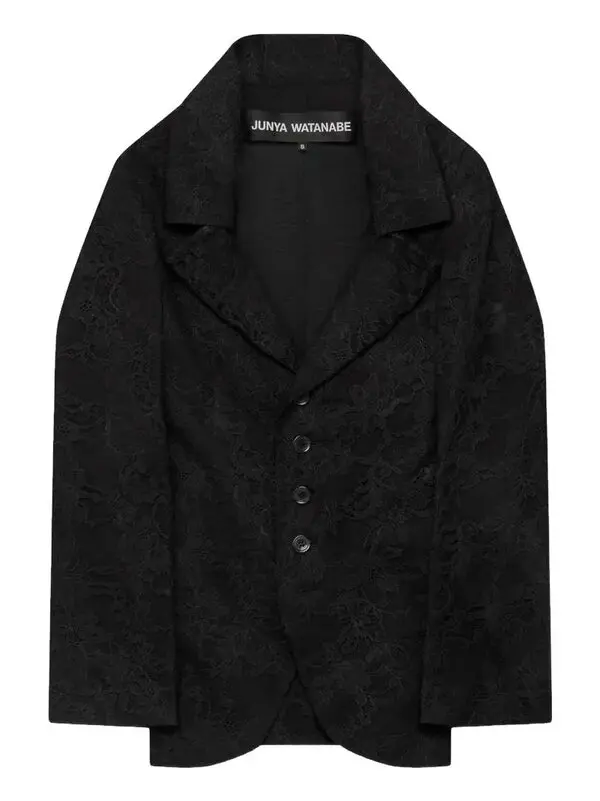 Junya Watanabe Floral Button Jacket - Black