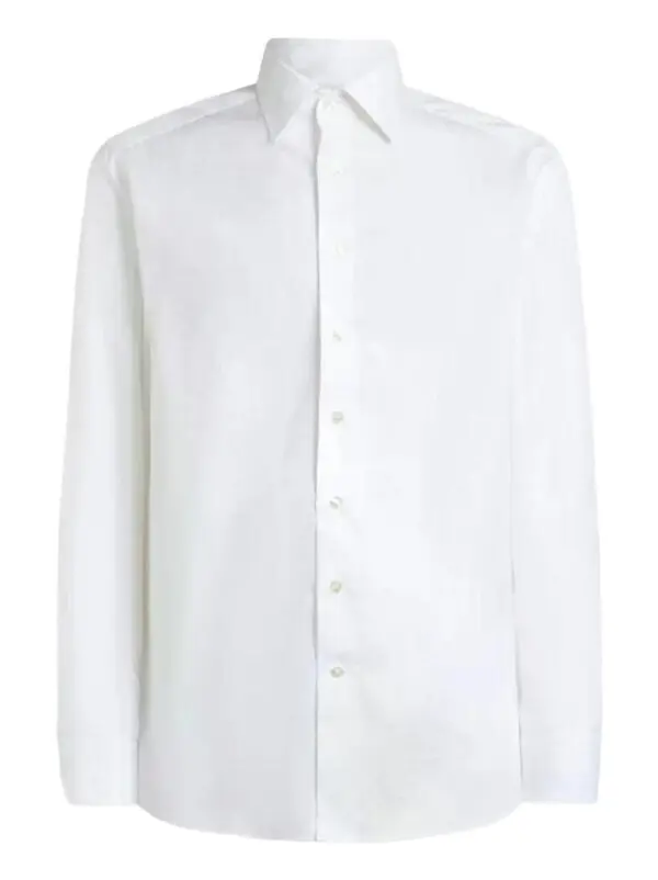 Etro Jacquard Motif Shirt - White