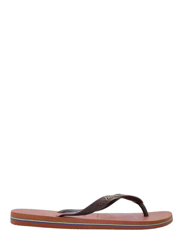 Havaianas Brasil Logo Chevron Flip-flops - Brown
