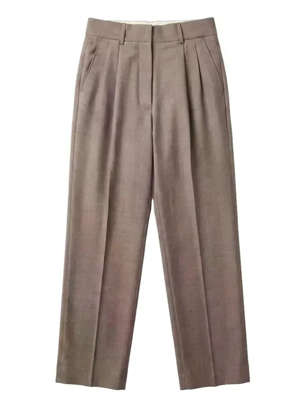BLAZÉ MILANO Pleated Trousers - Neutrals