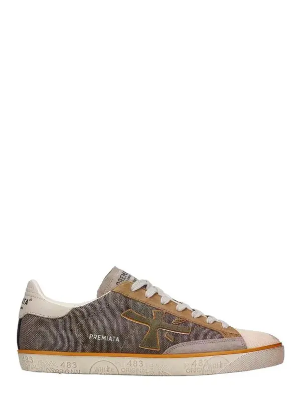 Premiata Steven 8051 Panelled Sneakers - Brown
