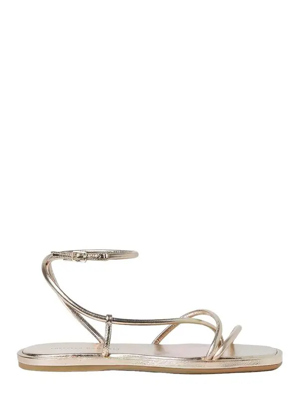 LOEFFLER RANDALL Noor Strappy Flat Sandals - Gold