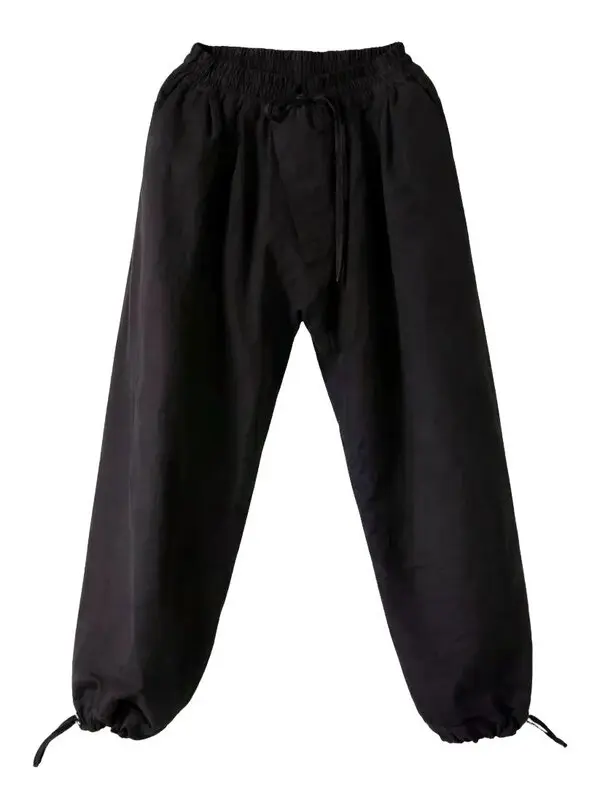 JAN JAN VAN ESSCHE Drawstring Trousers - Black