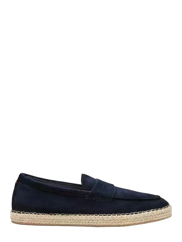 Santoni Suede Espadrilles - Blue