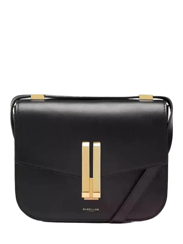 DEMELLIER The Vancouver Smooth Panel Crossbody Bag - Black
