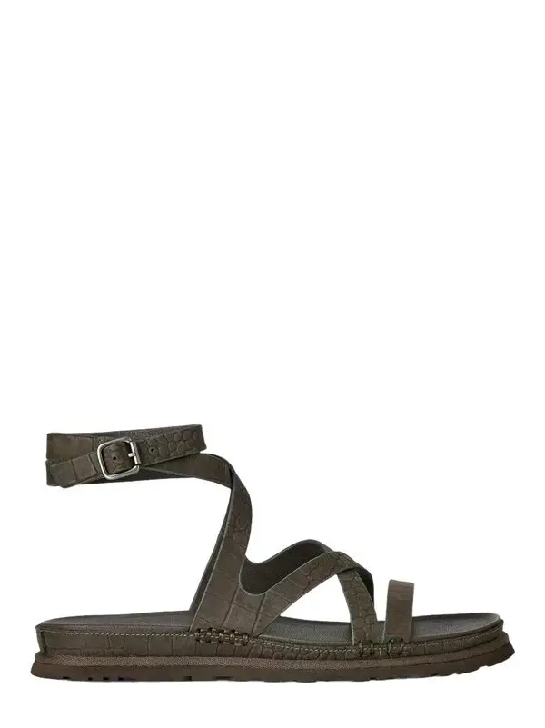 UGG Ankle-wrap Sandals - Brown