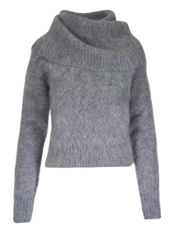 TOTEME Funnel-neck Sweater - Grey