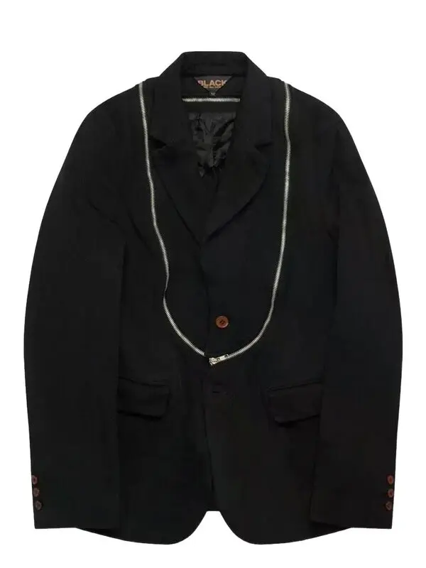 BLACK COMME DES GARÇONS Zipped Jacket - Black