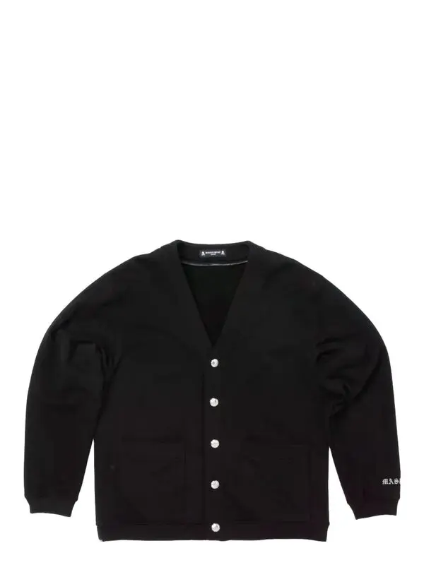 MASTERMIND WORLD V-neck Pocket Cardigan - Black