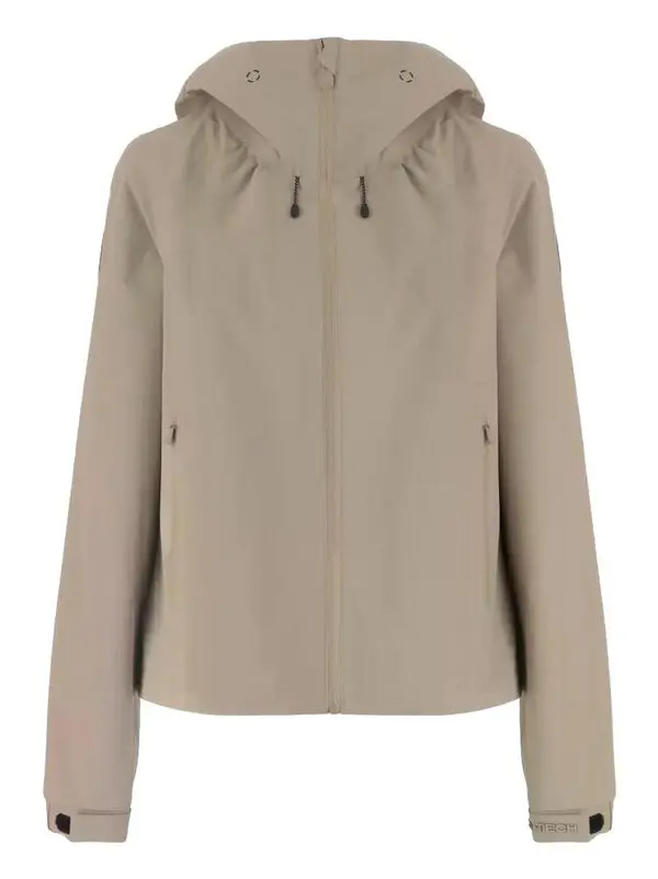 SAVE THE DUCK Hooded Jacket - Neutrals