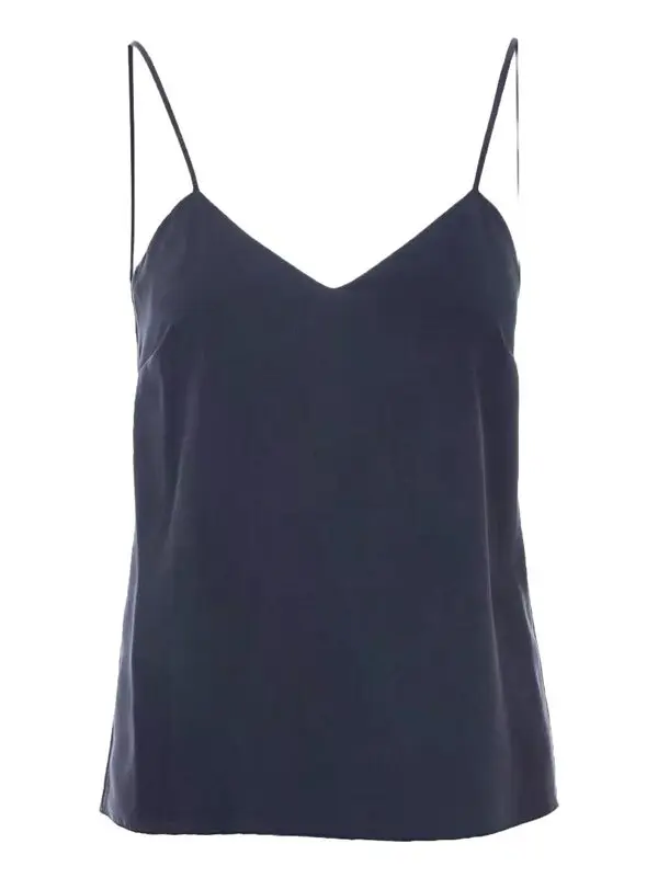 Max Mara V-neck Top - Blue