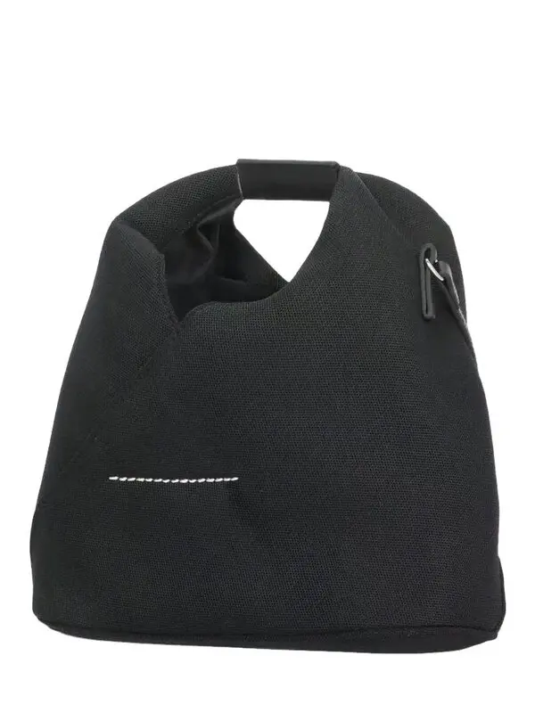 MAISON MARGIELA Contrast Stitching Tote Bag - Black