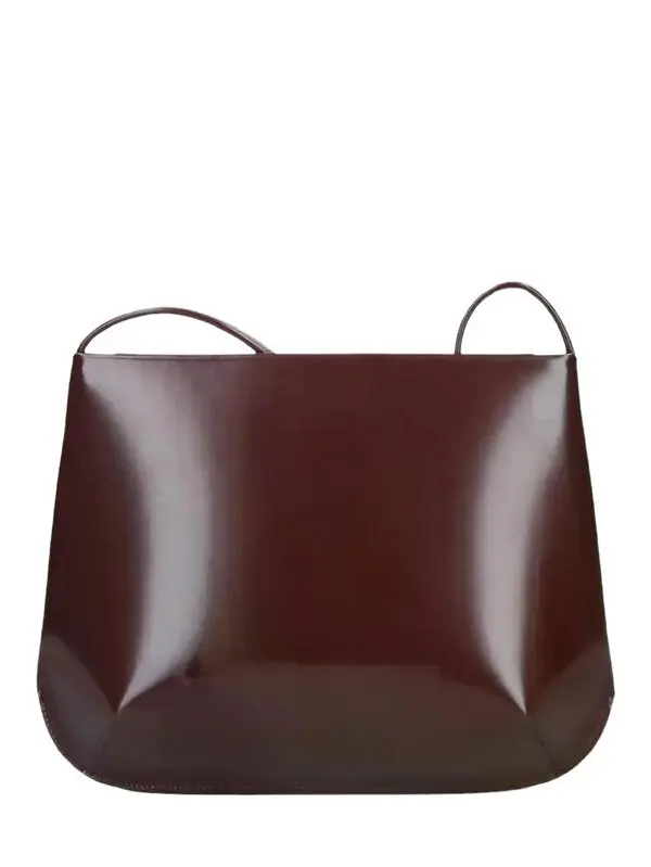 FANE Loge Leather Shoulder Bag - Brown