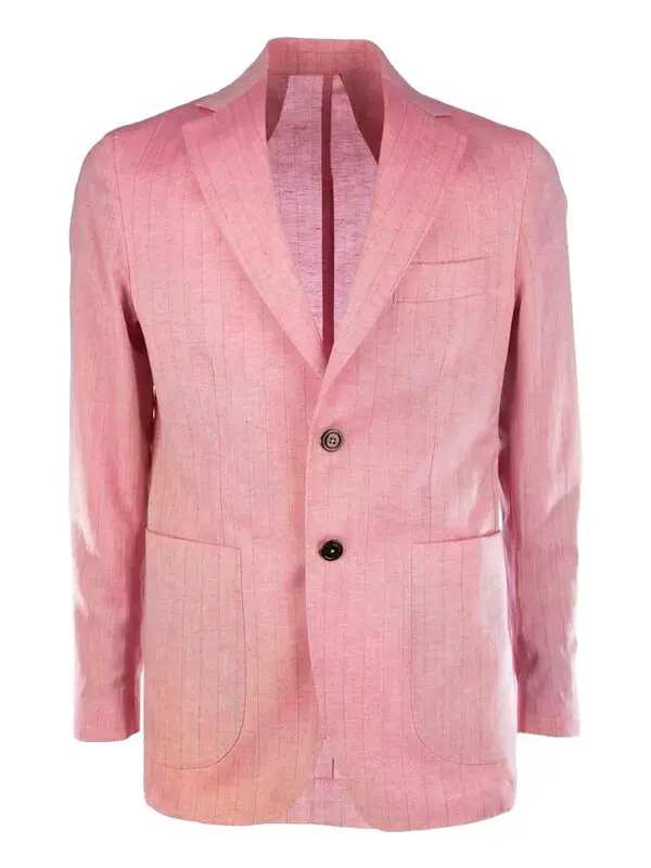 COLAMARINO Pinstripe Blazer - Pink