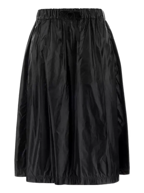 Herno Elastic-waistband Midi Skirt - Black