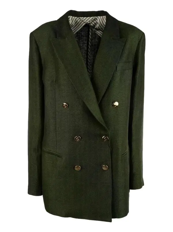 VITOVI Buttoned Blazer - Green