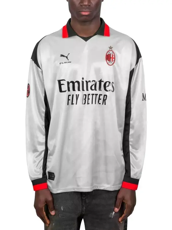PUMA X Ac Milan X Slam Jam Long-sleeve T-shirt - Silver