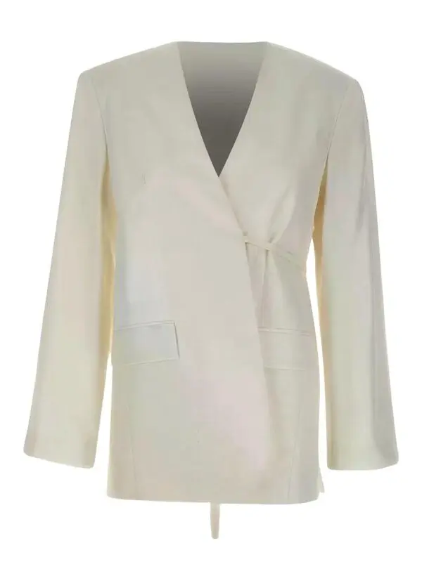 HERSKIND Indiana Tie-belt Blazer - Neutrals