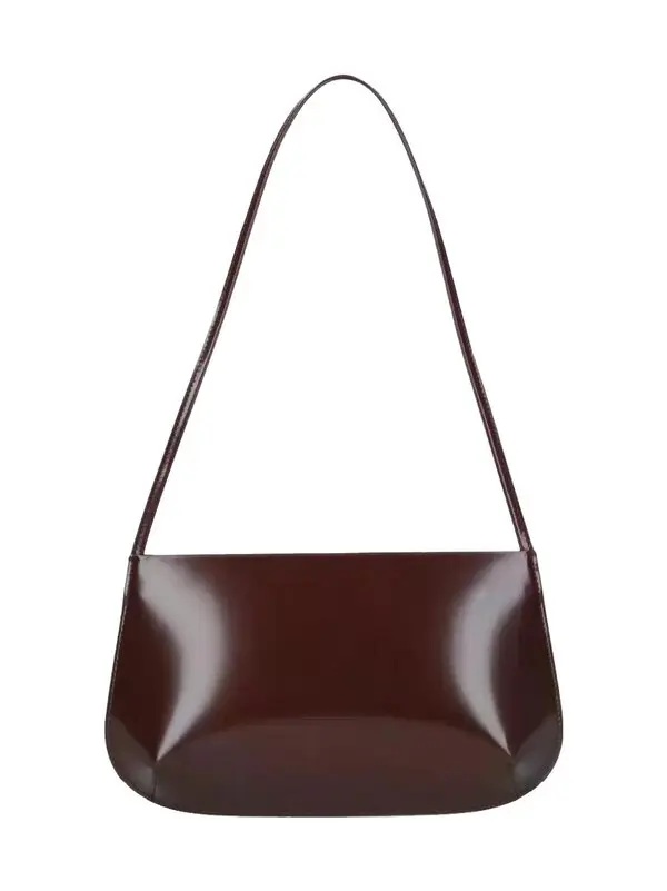 FANE Leather Shoulder Bag - Brown