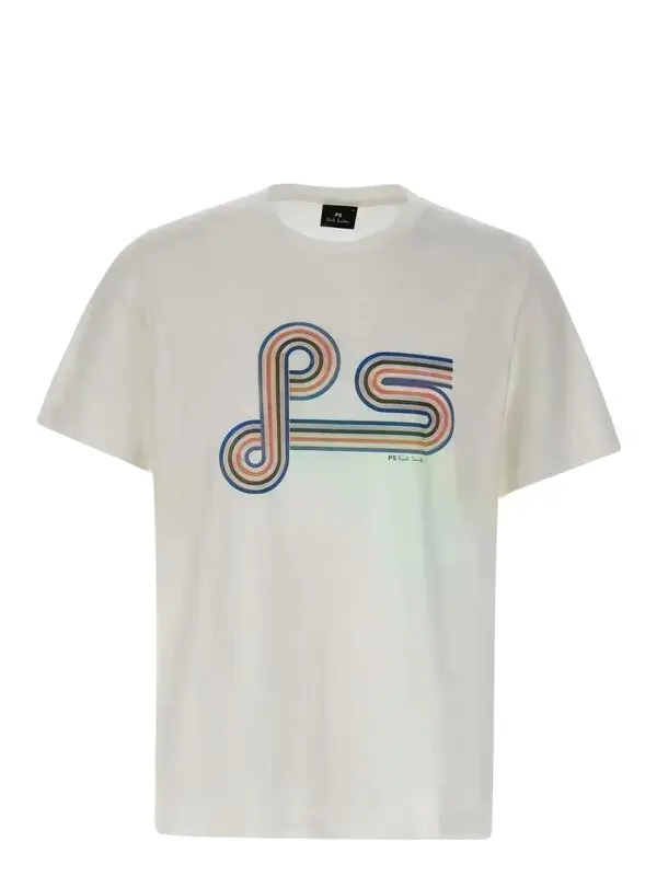 Paul Smith Logo-print T-shirt - Neutrals
