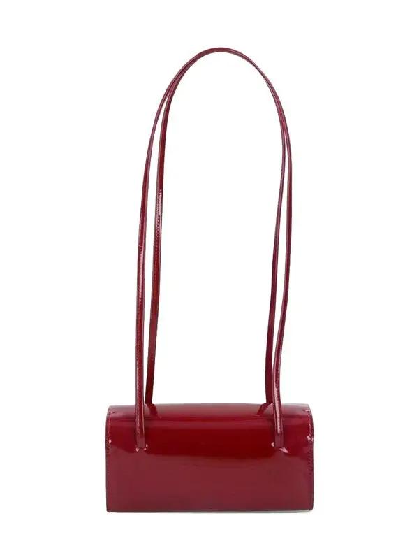 FANE Patent-leather Shoulder Bag - Red