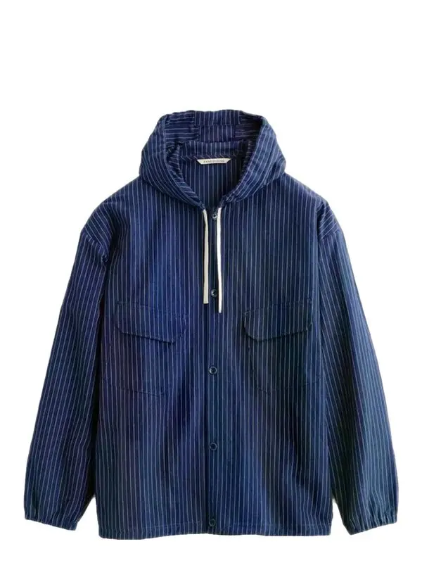 A KIND OF GUISE Tsavo Striped Hooded Jacket - Blue