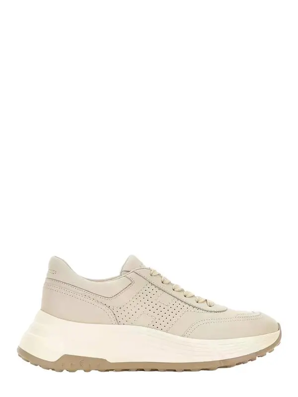 Hogan H669 Perforated Platform Sneakers - Neutrals