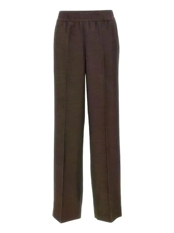 HERSKIND Elasticated-waist Track Pants - Brown