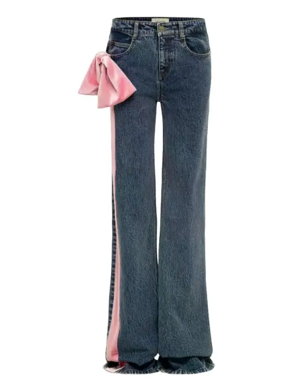 Hellessy Bentley Jeans With Bow Detail - Blue
