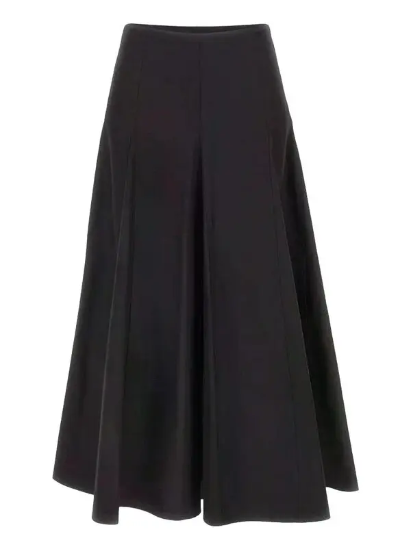 HERSKIND Greta Flounces Midi Skirt - Black