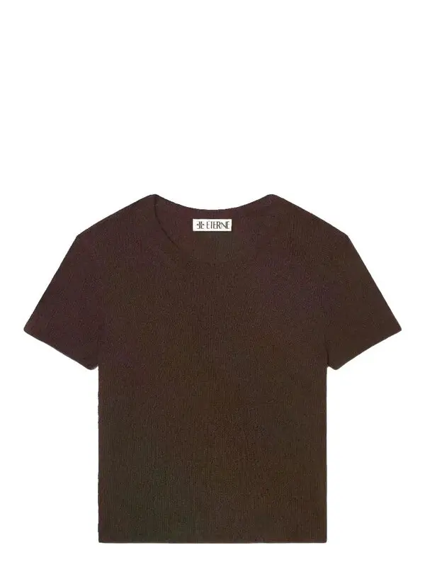 Eterne Cashmere T-shirt - Brown