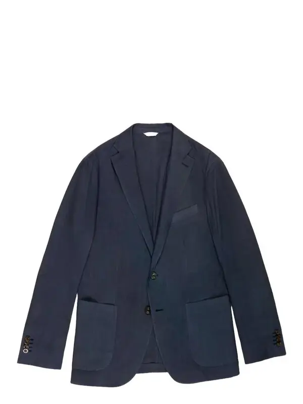 Boglioli Buttoned Blazer - Blue