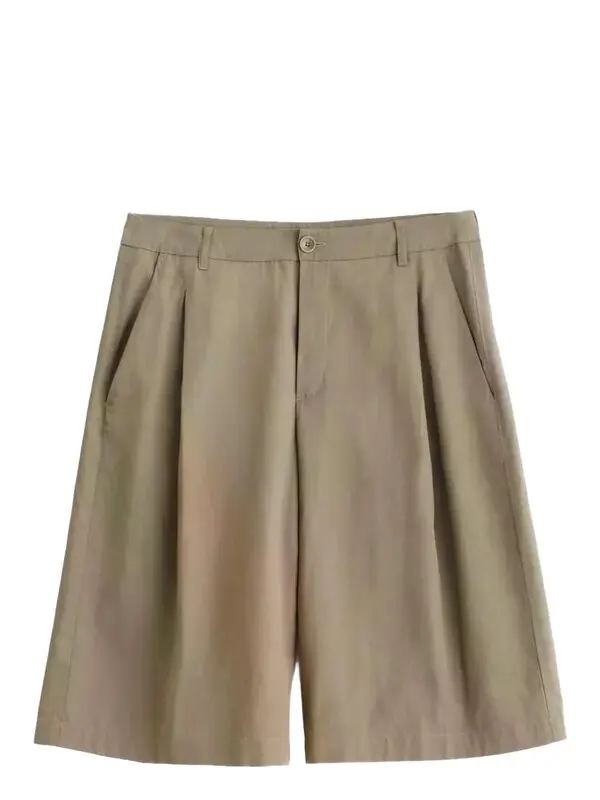 A KIND OF GUISE Juno Pleated Tailored Shorts - Green