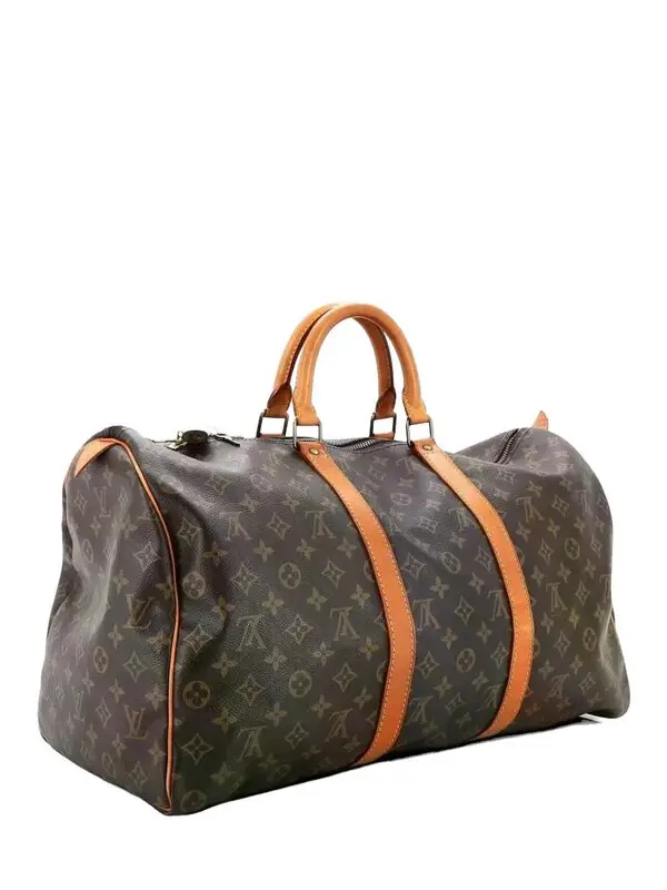 LOUIS VUITTON Keepall 50 Monogram Canvas - Brown