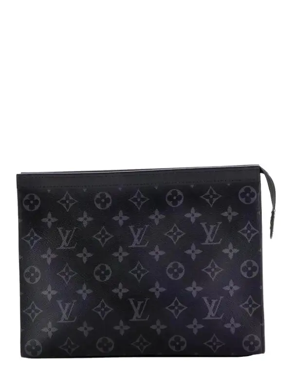 LOUIS VUITTON Pochette Voyage Monogram Eclipse Canvas Mm - Black