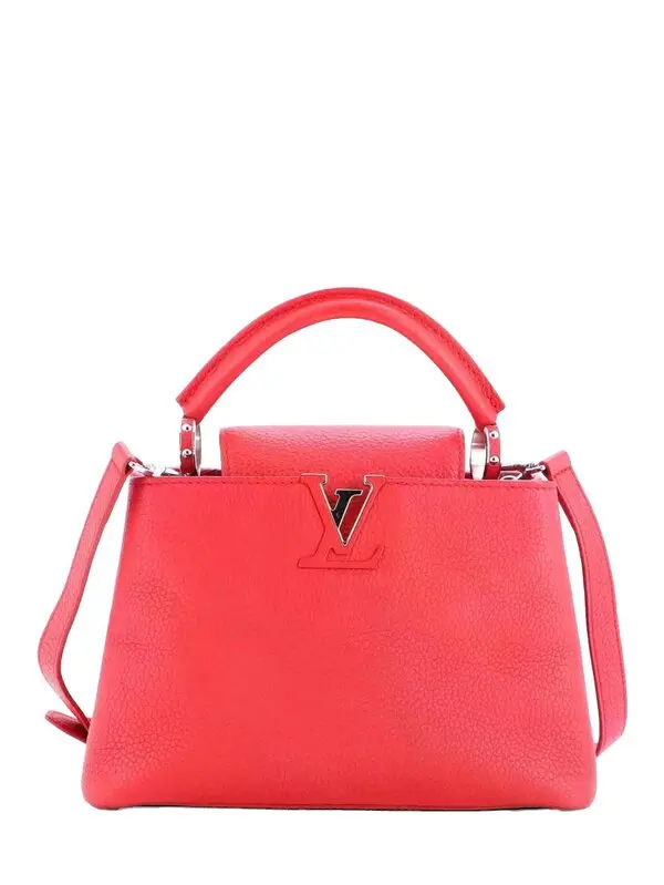 LOUIS VUITTON Capucines Bb Satchel - Red