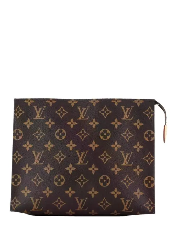 LOUIS VUITTON Toiletry Pouch 26 Monogram Canvas - Brown