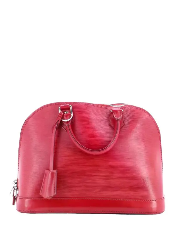 LOUIS VUITTON Alma Handbag Epi Leather Pm - Red