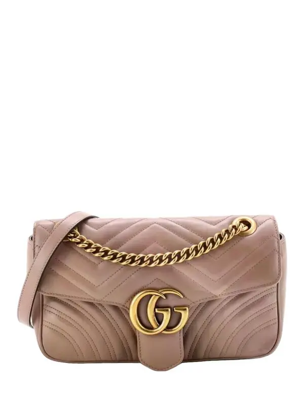Gucci Gg Marmont Small Crossbody Bag - Neutrals