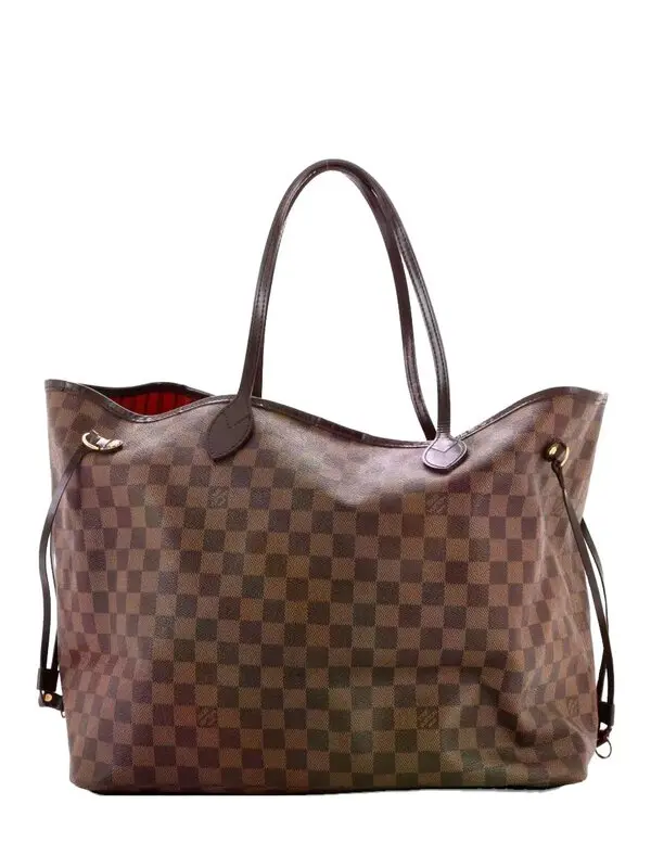 LOUIS VUITTON Neverfull Damier Gm Tote Bag - Brown