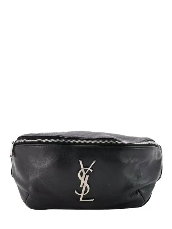 Saint Laurent Classic Monogram Belt Bag - Black