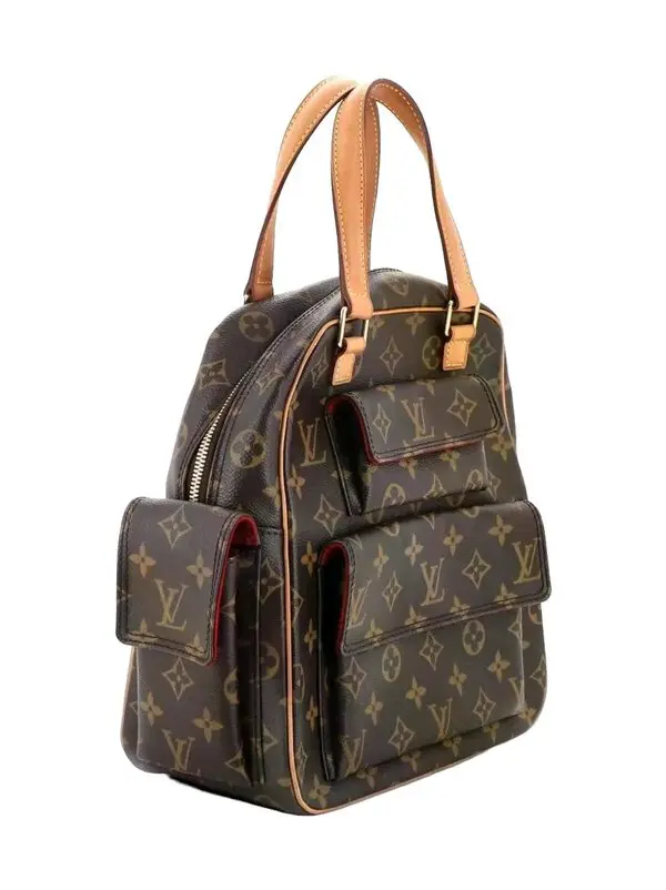 LOUIS VUITTON Excentri-cite Handbag Monogram Canvas Satchel - Brown